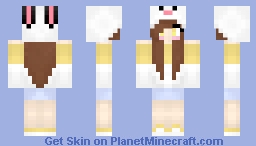 Bunny Hoodie Minecraft Skin