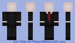 Slender Man Minecraft Skin