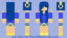 Tardis girl/Doctor who girl Minecraft Skin