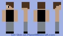 Backwards head guy Minecraft Skin