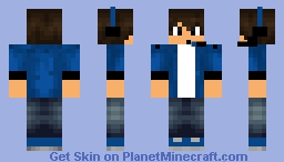 Blue Boy Minecraft Skin