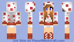 Girl Minecraft Skin Cake Ideas and Designs