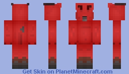 Demon (RED) Minecraft Skin