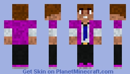 Purple Suit Minecraft Skin