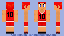 Hanamichi Sakuragi Minecraft Skin