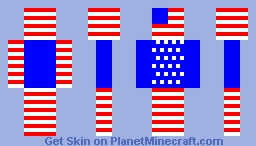 An American Flag! Minecraft Skin