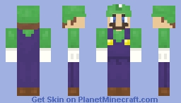 Luigi Minecraft Skin