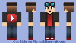 My skin!! - With DanTDM's/Yogscast Duncan's goggles Minecraft Skin