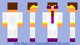 Pimp (GTA Vice City Suit) Minecraft Skin