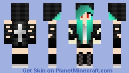 Dark Girl Minecraft Skin