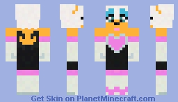 Rouge the bat Minecraft Skin