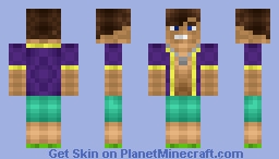 Summer Boy Minecraft Skin