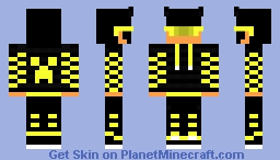 Techno-Bee Minecraft Skin