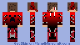 The Red Gamer Minecraft Skin