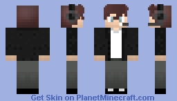 Cool gamer Minecraft Skin