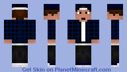 Casual Male (BLUE) Minecraft Skin