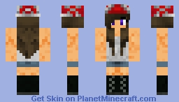Girl with Beanie Minecraft Skin