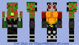 kamen rider knuckle amazon arms Minecraft Skin