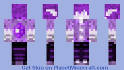 Purple Medieval Elf Guy Minecraft Skin