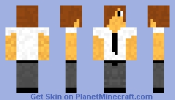 White Shirt and Tie Minecraft Skin