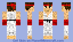 Ryu (Street Fighter) Minecraft Skin