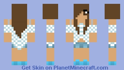 Summer Girl Minecraft Skin