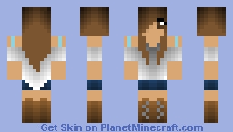 Summer Girl Minecraft Skin