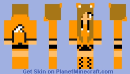 Fox Girl Minecraft Skin
