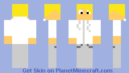 White Jacket Simple Minecraft Skin