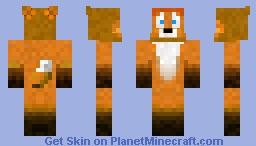 Cute Fox Minecraft Skin