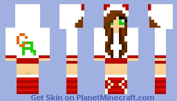 CraftRealms Female Red Skin Minecraft Skin