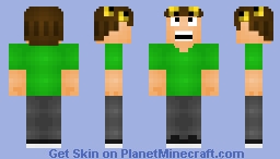 crazy guy made by feetstench Minecraft Skin
