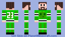 Hockey Player For Slime Team Minecraft Skin