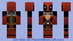 dead pool Minecraft Skin