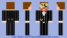 Golden Monocle Minecraft Skin