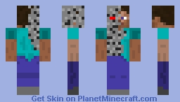 Steve robot Minecraft Skin
