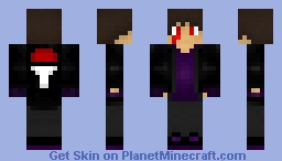 Blazing Uchiha [One Eye Bleeding] Minecraft Skin