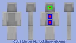 One eye robot Minecraft Skin