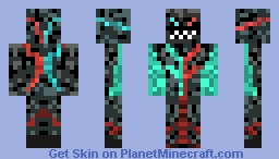 Split Face Minecraft Skin