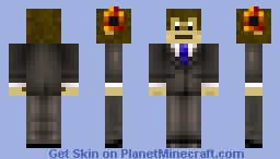 Suited Monkey with Beats Minecraft Skin
