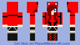 red girl Minecraft Skin