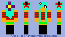 flower girl Minecraft Skin