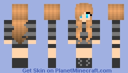 Cute Ginger Hair Girl Minecraft Skin