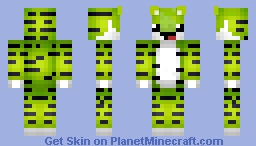 Green Tiger! Minecraft Skin