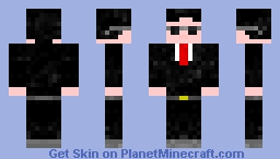 secret agent Minecraft Skin