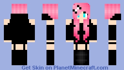 Pink hair version Minecraft Skin
