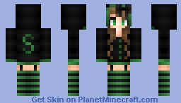 Green & Black Minecraft Skin