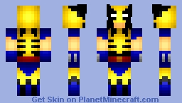 Wolverine Minecraft Skin