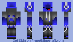 Blue Derp Slime Minecraft Skin