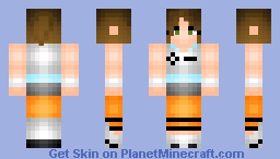 Chell Minecraft Skin